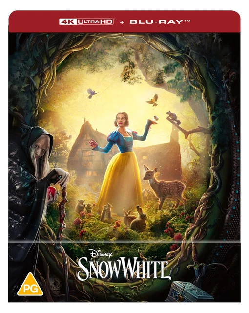 DISNEY'S SNOW WHITE Limited Edition 4K UHD Steelboo (4K UHD Blu-ray ...
