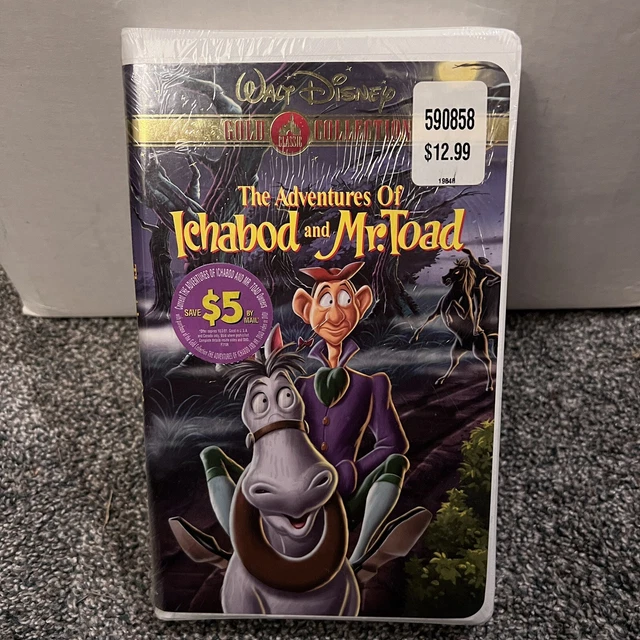 THE ADVENTURES OF Chaos And Mr. Toad Walt Disney VHS Gold Collection ...