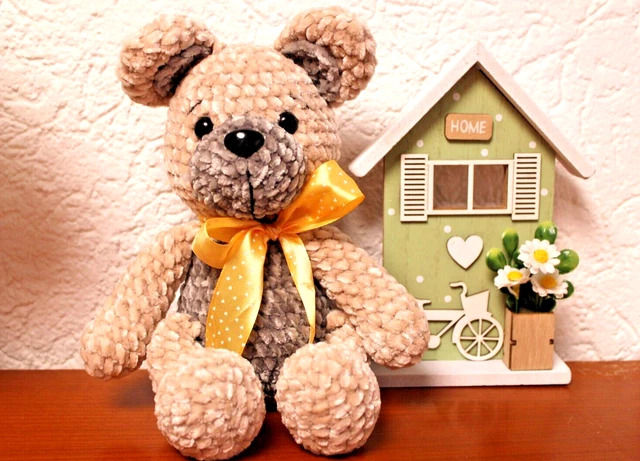 ***AMIGURUMI GEHÄKELT süßer Bär Teddy Handarbeit Geschenk*** EUR 20,00 ...