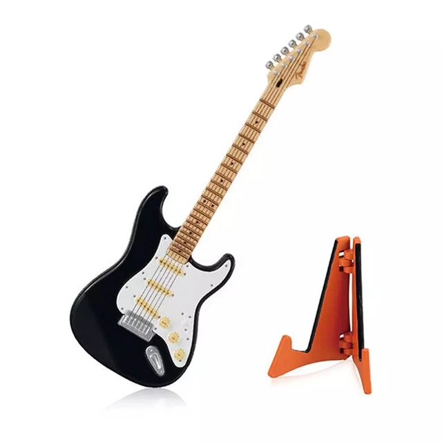 FENDER MINIATURE COLLECTION Stratocaster Negro Guitarra Mini Figura EUR ...