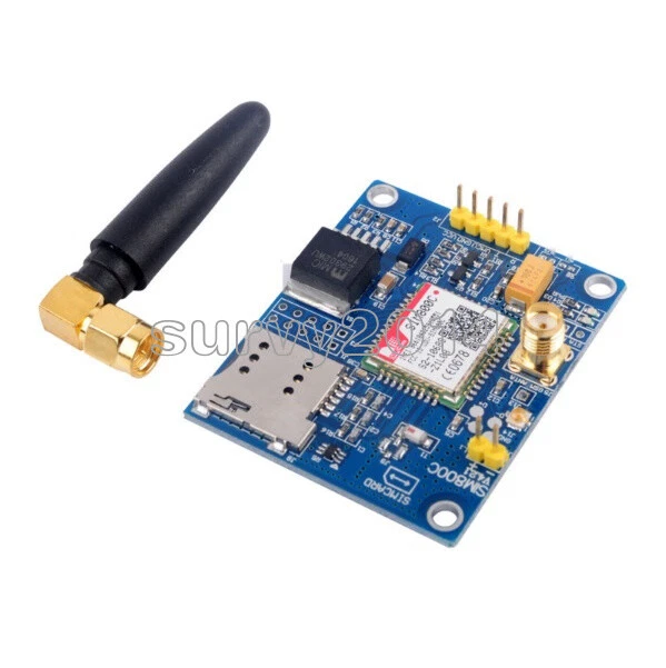 SIM800C DEVELOPMENT BOARD Quad-band GSM GPRS Bluetooth Module w/Antenna ...