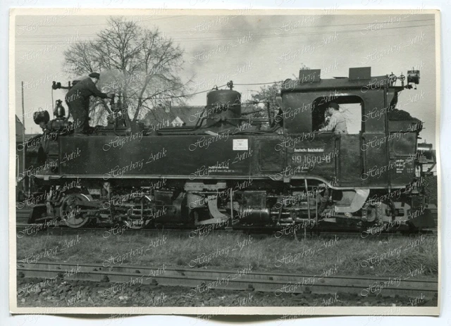 EISENBAHN FOTO DDR Dampflok DR 99 1600 Ort unbekannt (A7129) EUR 3,90 ...