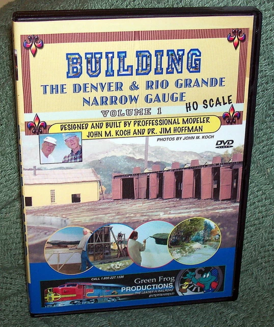 20104 MODEL RAILROAD Video Dvd "Building The D&Rg Vol.1" Ho Scale $22. ...