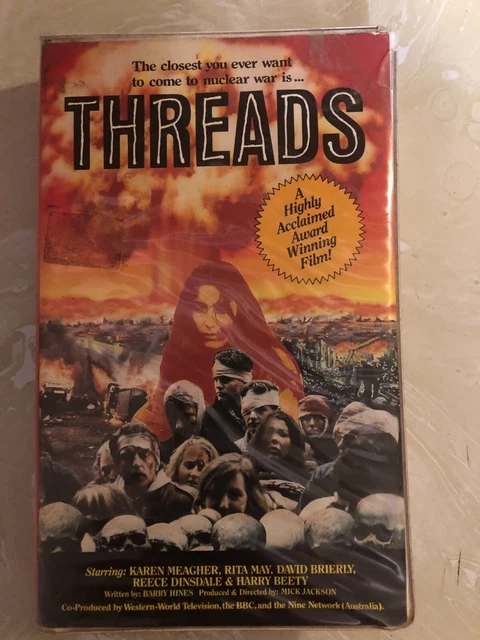 THREADS (VHS CLAMSHELL) World Video - Nuclear Fallout - dir. Mick ...