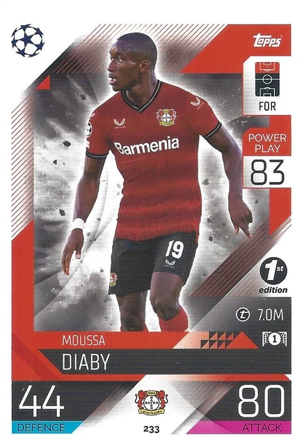 MATCH ATTAX CHAMPIONS League 2022/2023 1st Edition 233 Player Card ...