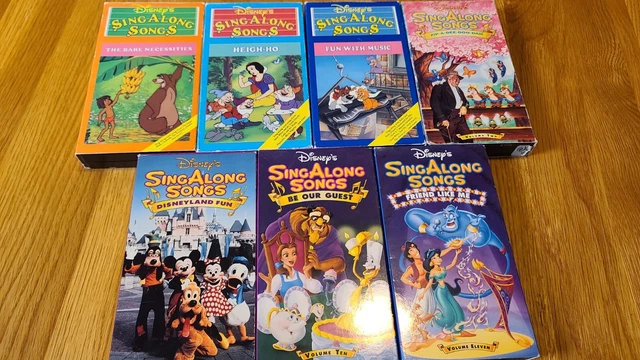 DISNEY'S SING ALONG Songs VHS Lot $35.75 - PicClick AU