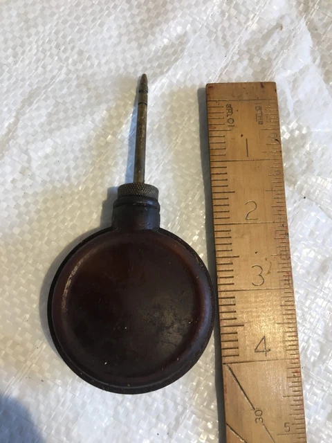 VINTAGE BANJO VALVESPOUT OIL CAN OILER by MULLER & Co £2.50 - PicClick UK