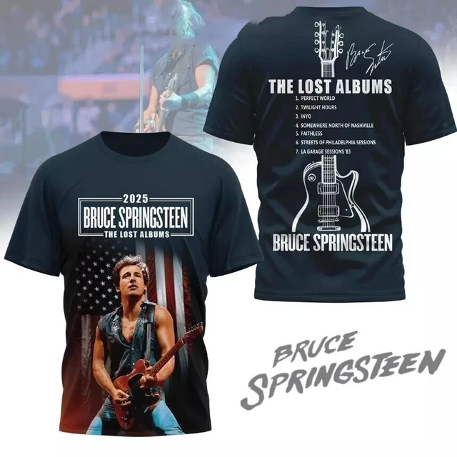 BRUCE SPRINGSTEEN THE Lost Albums 2025 AOP 3D T-shirt £17.85 - PicClick UK