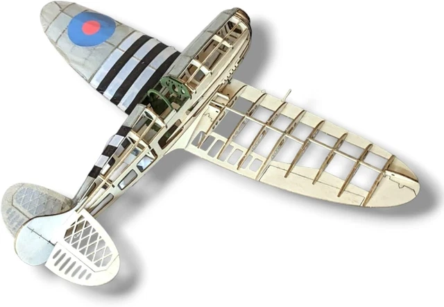 HH - SPITFIRE MK9 (IX) Balsa Model Aircraft Kit, WW2 Fighter, Free ...