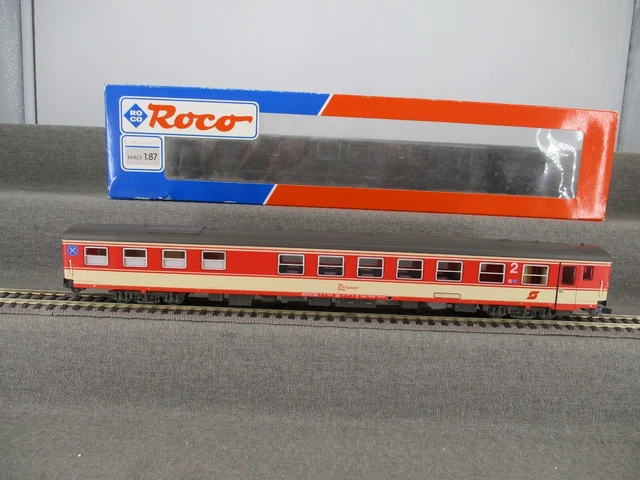 ROCO SPUR H0 44854 Personenwagen Reisezugwagen der ÖBB in OVP EUR 29,90 - PicClick DE