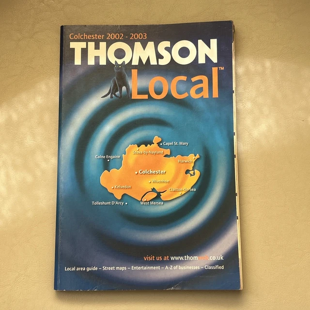 VINTAGE THOMSON LOCAL 2002 - 2003 Colchester Area Telephone Directory £ ...