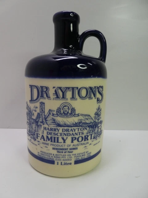 VINTAGE AUSTRALIAN POTTERY Jug Flagon Drayton Family Port Elischer $28. ...