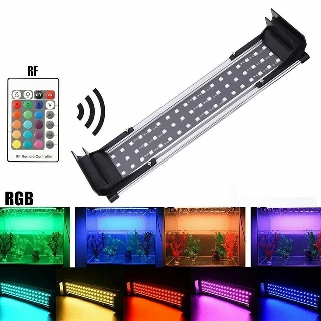 LED AQUARIUM LIGHT Full Spectrum Waterproof Underwater Fish Tank Lamp ...