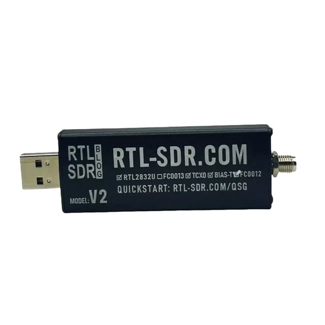 SDR SOFTWARE-DEFINED RADIO Receiver RTL-SDR V2 RTL2832U Equipped ...