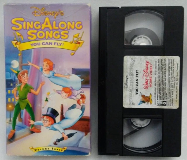 DISNEYS SING ALONG Songs - Peter Pan: You Can Fly (VHS, 1993) EUR 11,39 ...