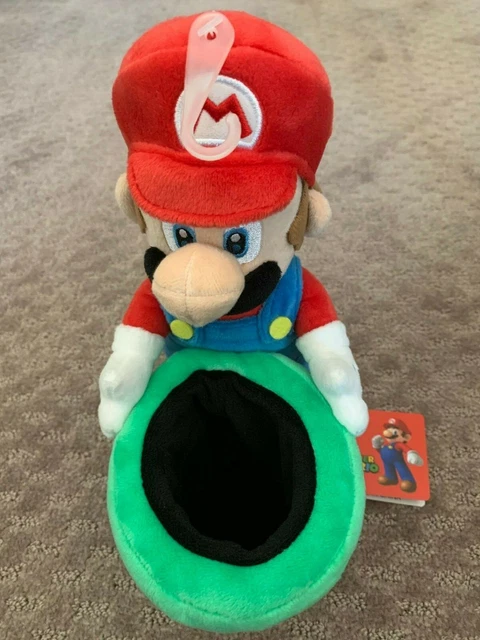 NINTENDO MARIO & Warp Pipe 10” Plush New Super Mario Bros. Official ...