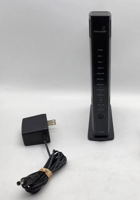 CENTURYLINK C3000A DSL VDSL2 Bonded 2.4 & 5 GHZ Wireless Modem Dual ...