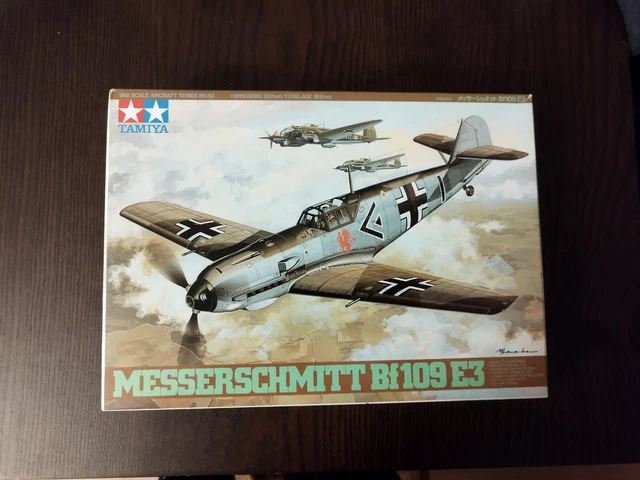 MAQUETTE TAMIYA 1/48 Messerschmitt Bf 109 E3 + Résine Ultracast et Quickboost EUR 35,00 ...