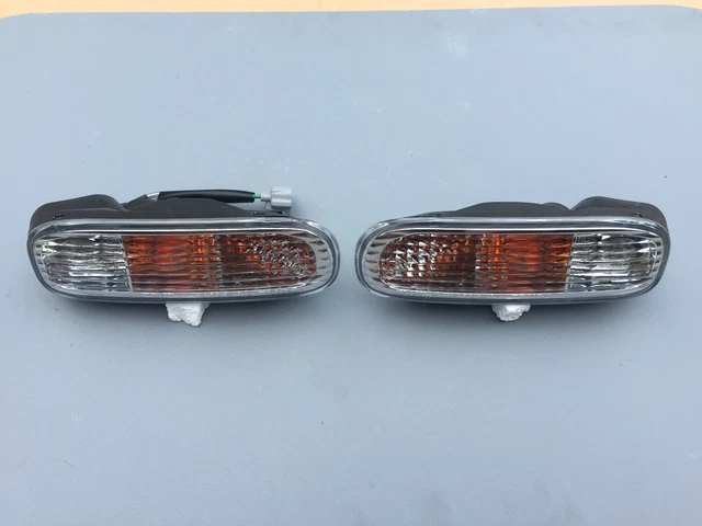 TOYOTA SUPRA MK4 JZA80 JDM/US Satz Weiße Blinker Kombileuchten Front ...