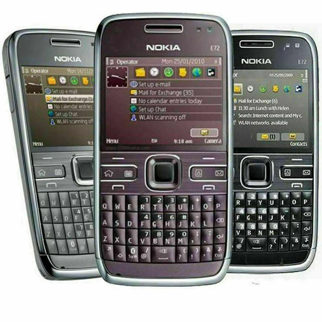 ORIGINAL NOKIA E72 5MP Camera 3G WIFI GPS UNLOCKED QWERTY Keyboard ...