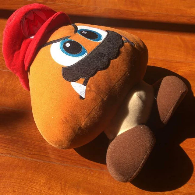 NINTENDO GOOMBA MUÑECAS de Peluche ICHIBANKUJI kawaii Mario Gorra USADA ...