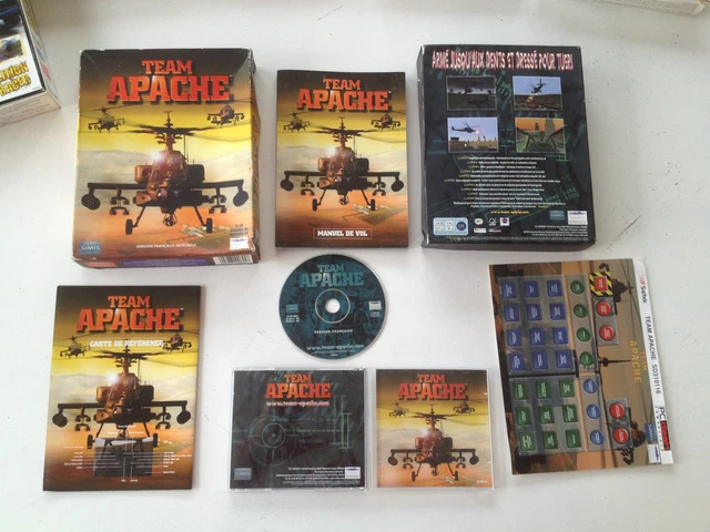 TEAM APACHE (FLIGHTSIM) PC Big box carton FR EUR 24,25 - PicClick FR
