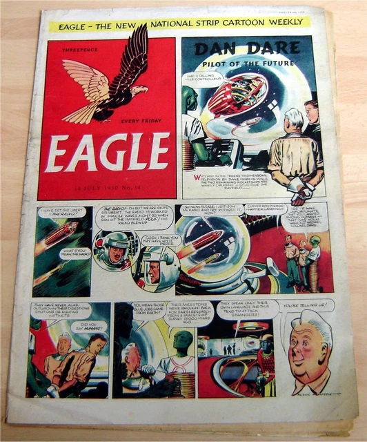 EAGLE COMIC VOL.1 No.14,1950 - COMPLETE - DAN DARE Frank Hampson - £5. ...
