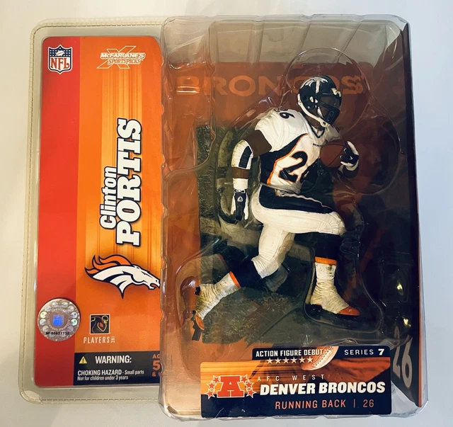 FIGURINE MCFARLANE TOYS NFL Series 7 Clinton Portis - Broncos blancs de ...