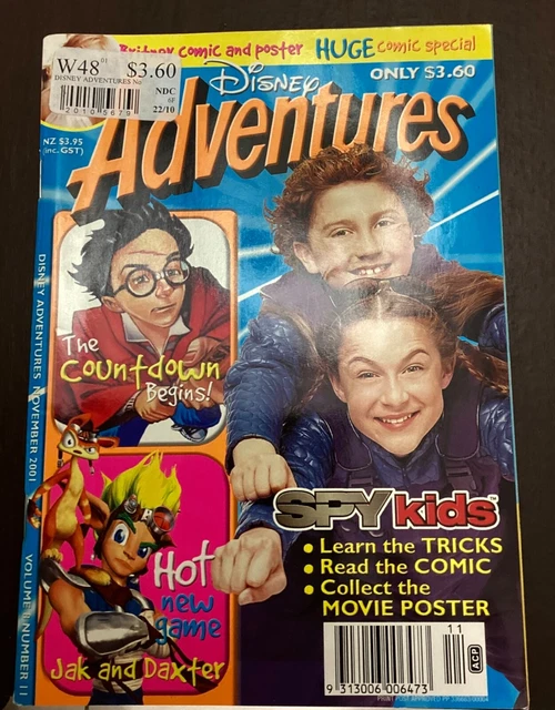 DISNEY ADVENTURES MAGAZINE, Volume 8 #11, November 2001 $6.00 - PicClick AU