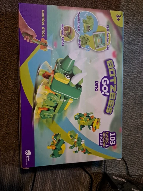 BOTZEES ROBOTICS KIT STEM Coding Construction for Kids Brand New! DINO ...