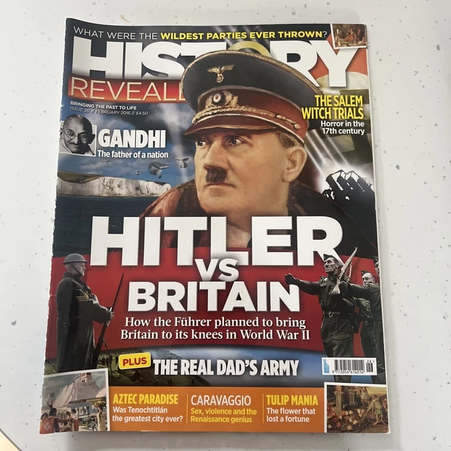 HISTORY REVEALED MAGAZINE. Issue 26. Hitler vs Britain. £3.50 - PicClick UK