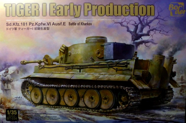 BORDER BT-034 - 1:35 Tiger I early production. Battle of Kharkov 1943 ...