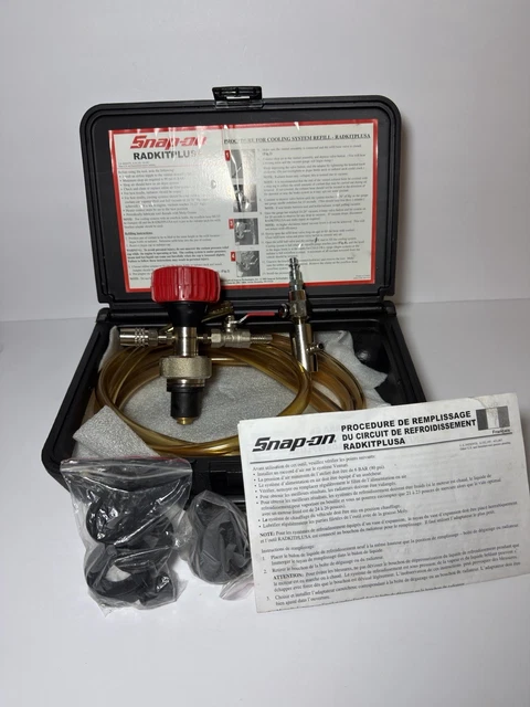 SNAP-ON RADKITPLUS-A COOLING System Refiller Kit Complete with Case ...