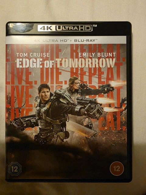 LIVE DIE REPEAT: Edge of Tomorrow 4K UHD Blu-ray Only 2014 (Read ...