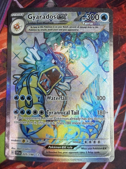 GYARADOS EX - 225/198 - Scarlet & Violet Base Set - Pokemon Card - NM ...