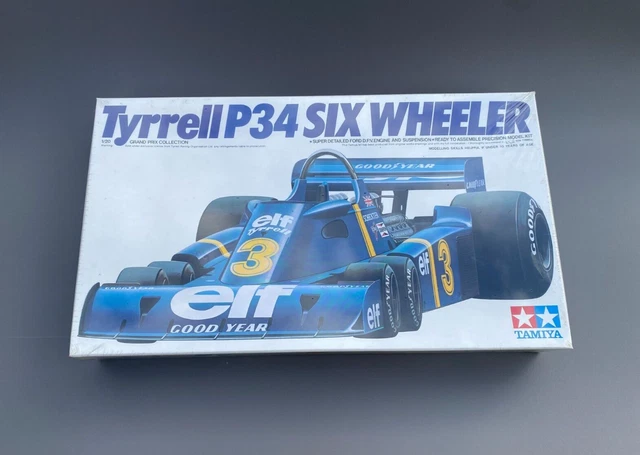 TAMIYA F1 TYRRELL P34 SIX WHEELER 1/20 Scale Plastic Model Kit 2001 EUR ...