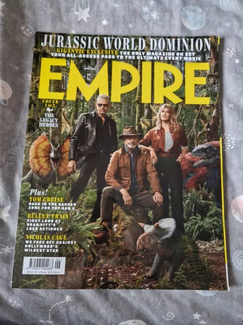 UK EMPIRE MAGAZINE, Jurassic World Dominion, Tom Cruise, Brad Pitt ... UK EMPIRE MAGAZINE, Jurassic World Dominion, Tom Cruise, Brad Pitt ...