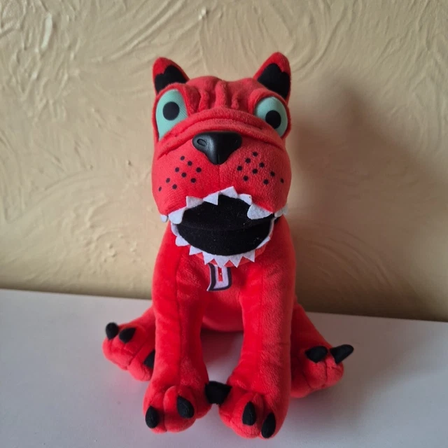 DOWNLOAD FESTIVAL MASCOT Dog Plush Soft Toy Red Retired Rare Down Load ...