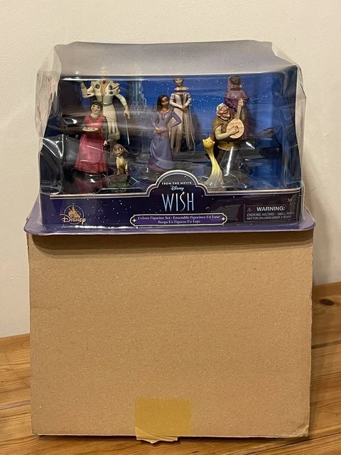DISNEY STORE OFFICIAL Wish Deluxe Figurine Playset, 8 Pc Christmas Gift ...