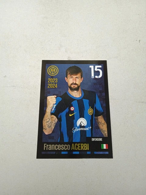 INTER 2023-2024 OFFICIAL Sticker Collection Card N. I 5 *Francesco ...