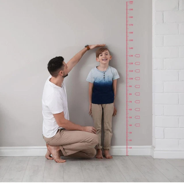 RULER STICKER ADHESIVE Height Measurement Chart With Marker Pen 200Cm £ ...