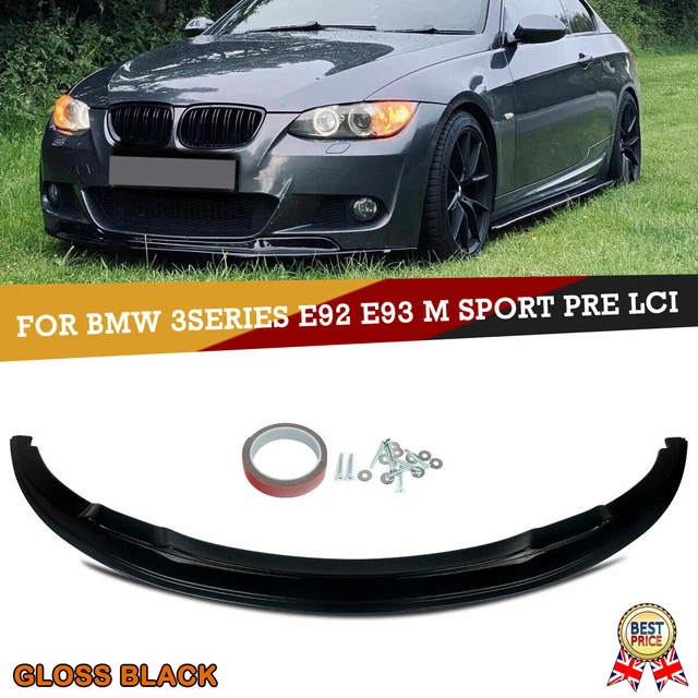 FOR BMW 3 Series E92 E93 M Sport Pre Lci Frp Front Bumper Lip Spoiler ...