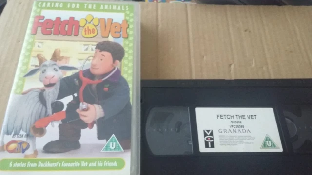 FETCH THE VET - VERY RARE CHILDREN'S STOP MOTION ANIMATION VHS - CITV £ ...