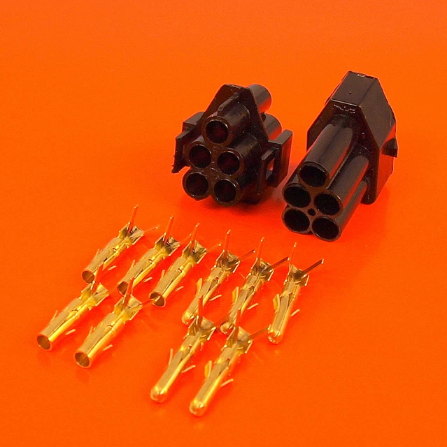 ORIGINAL LUCAS RISTS 5-Wege schwarz 3 mm Form Kabelverbinder - Stecker ...