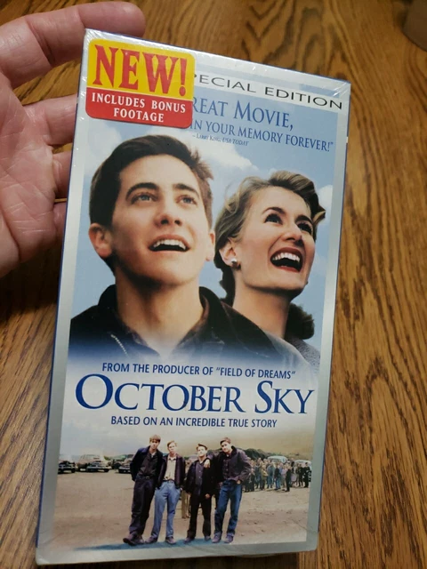 OCTOBER SKY VHS Tape Special Edition Jake Gyllenhaal 2000 New And ...