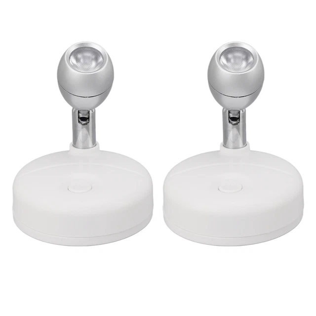 RGB WIRELESS LED Spotlight Battery Operated Accent Lights Indoor Mini £ ...