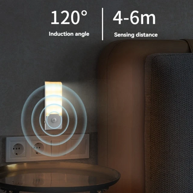 LED INDUCTION NIGHT Light Motion Sensor Night Lamp Human Body ...