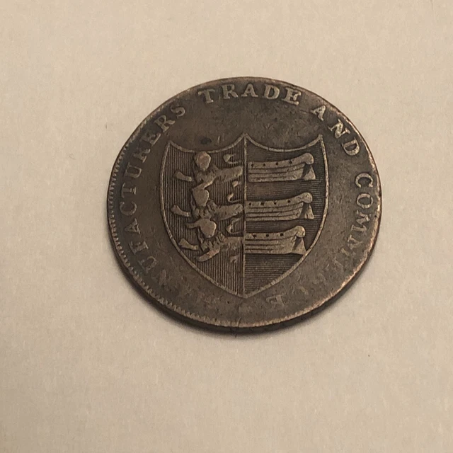 RARE ERREUR JETON conder sandwich (Kent) demi-penny D&H Kent 39 EUR 30 ...
