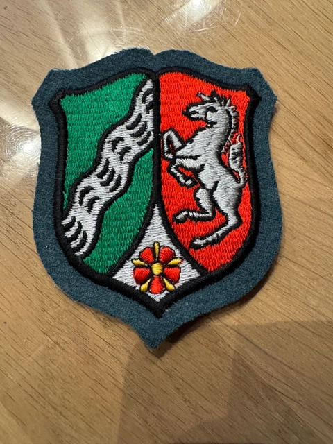 NRW - NORDRHEIN-WESTFALEN Wappen Patch Aufnäher, Aufbügler Coat of Arm 90 x 75mm EUR 4,69 ...