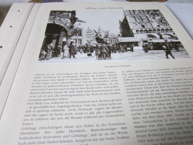 BREMEN ARCHIV N 6059 Der Bremer Freimarkt Hstorisches Foto vor 1900 EUR ...